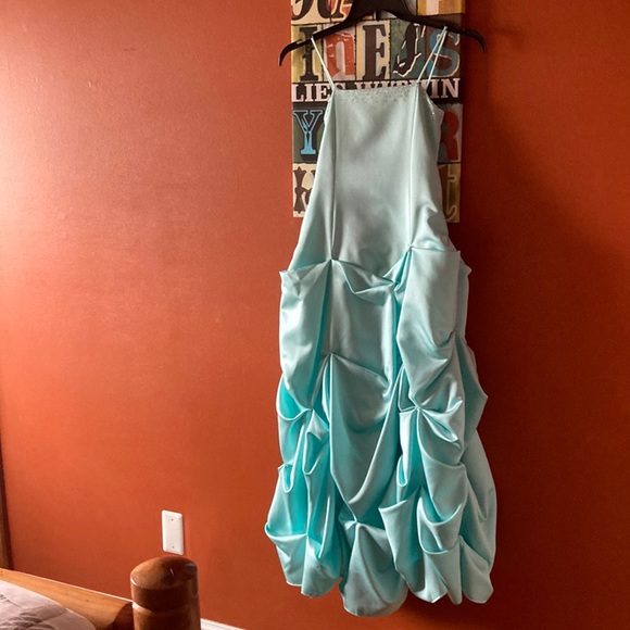 Dresses | Custom Pageant Dress Acqua Colored | Poshmark